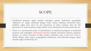 IPR ( Intellectual property right ) | PPTX