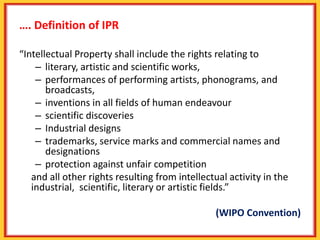 Intellectual Property rights | PPTX