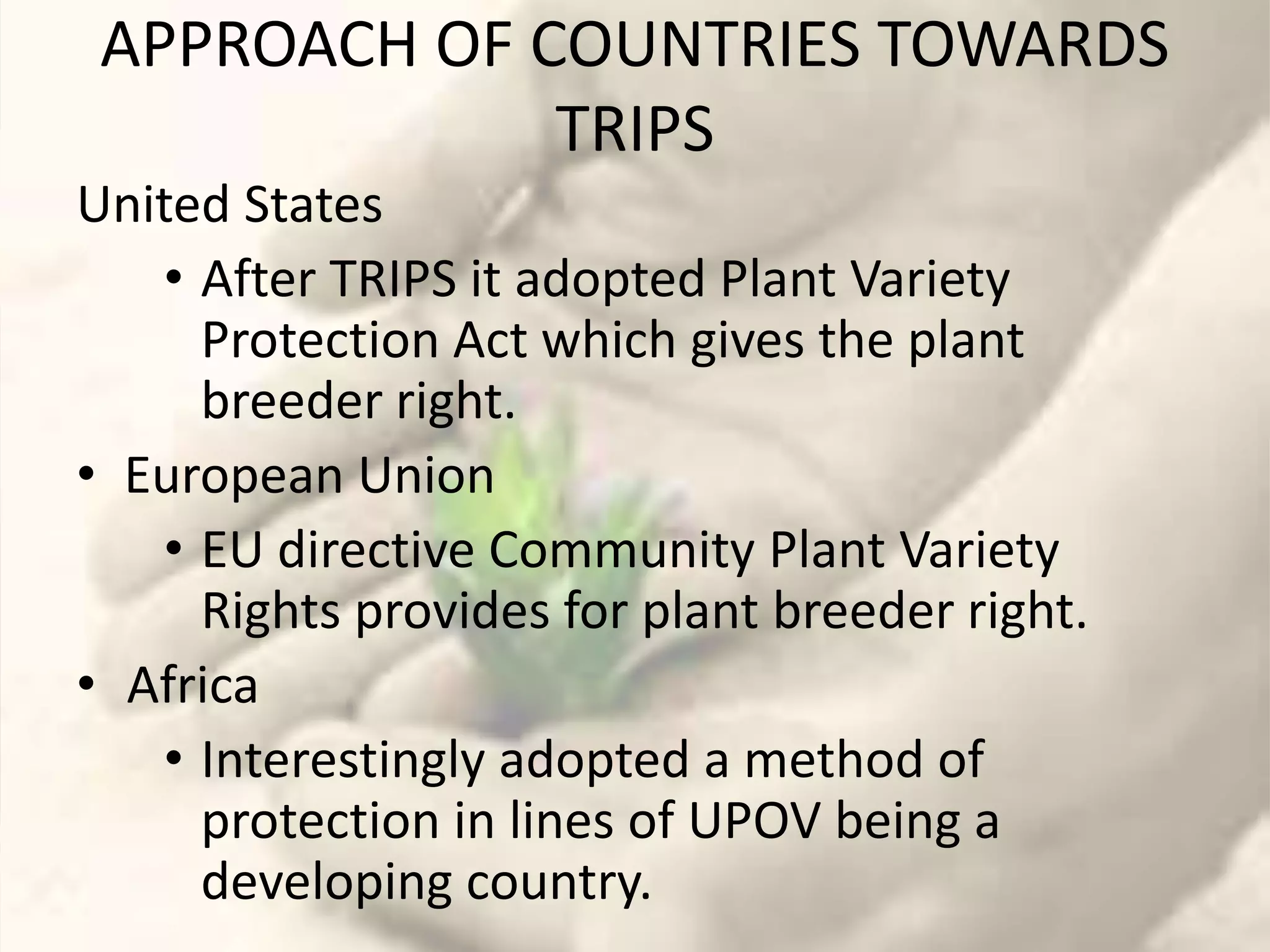 Plant variety and Protection | PPTX