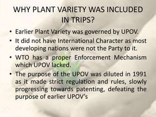 Plant variety and Protection | PPTX