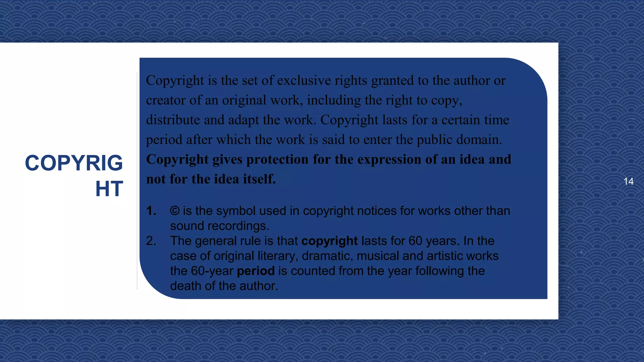 INTELLECTUAL PROPERTY RIGHTS | PPTX