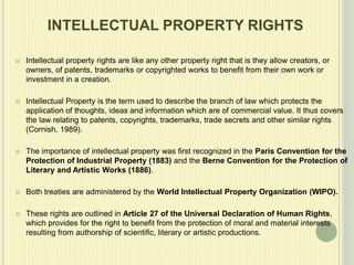 Intellectual Property Rights/ IPR | PPTX