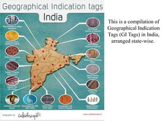Salient features of Geographical Indications of Goods (Registration and ...