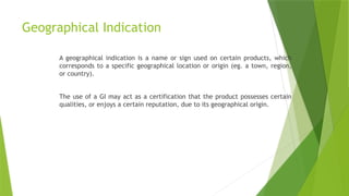 Intellectual property rights India and its relevance | PPT