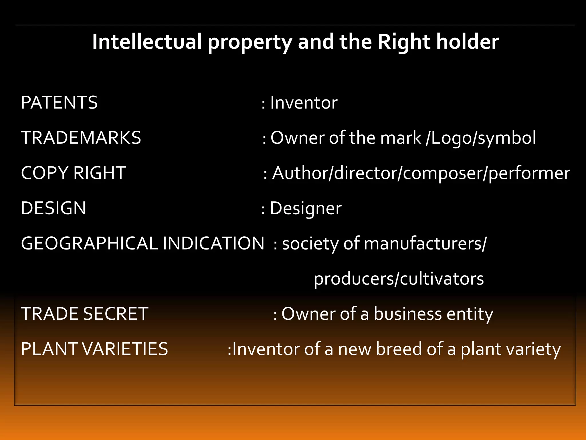 IPR AN INTRODUCTION | PPTX | Law