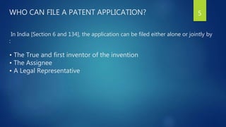 FILING OF PATENT AND ESSENTIAL ELEMENTS OF PATENTING | PPTX