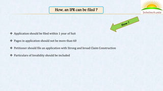 Inter Partes Review (IPR) - A Brief Understandings | PPTX