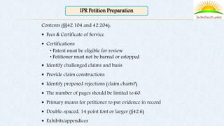Inter Partes Review (IPR) - A Brief Understandings | PPTX