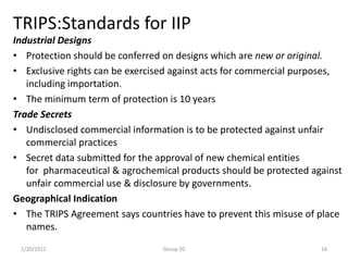 Ipr trips&trims | PPTX