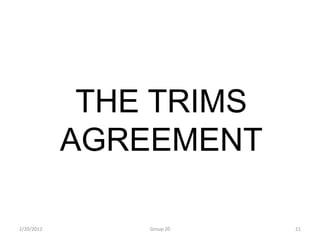 Ipr trips&trims | PPTX | Business | Business and Finance