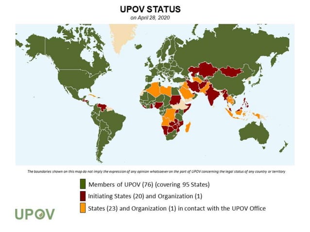 UPOV The International Union for the Protection of New Varieties of ...