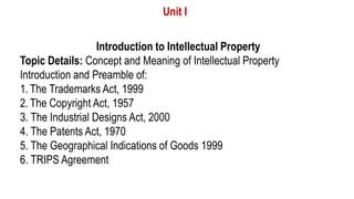 Intellectual Property Rights I Types (IPR) | PDF
