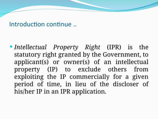 Intellectual Property Rights description | PPT