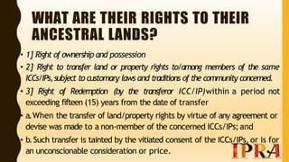 Salient Features of the RA 8371 or Indigenous Peoples Republic Act of ...