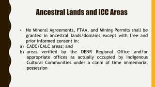 Salient Features of the RA 8371 or Indigenous Peoples Republic Act of ...