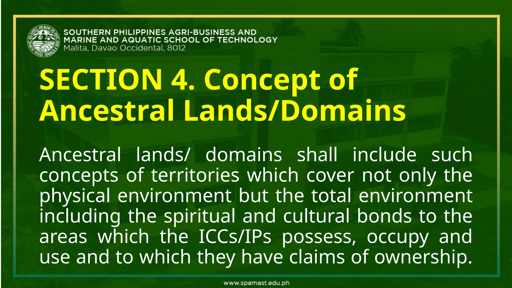 IPRA-LAW-4-6 (indigenous people rights act)) | PPTX