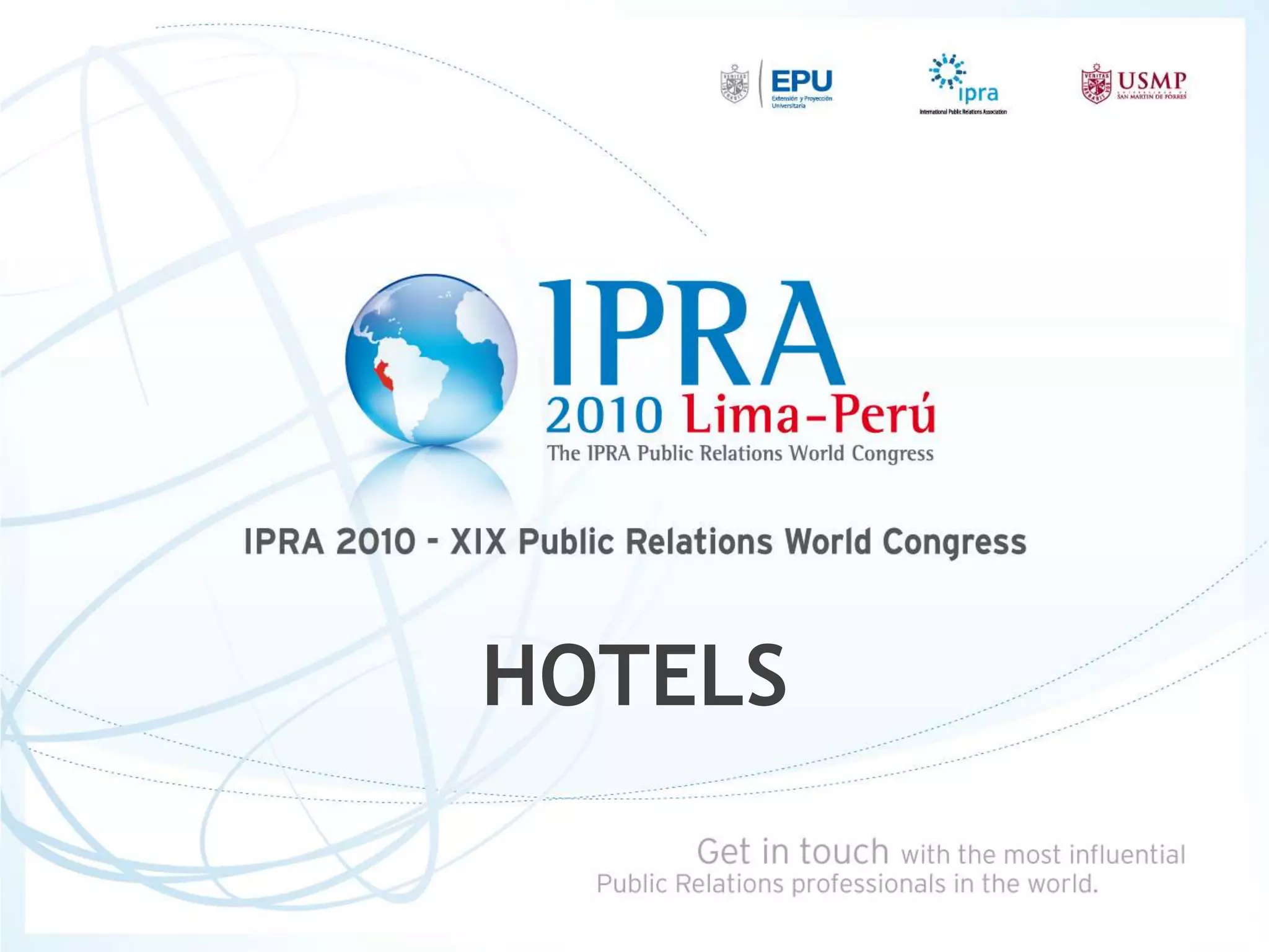 IPRA 2010 Hotels | PPT