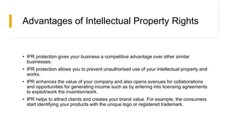 Intellectual property rights (IPR) | PPT