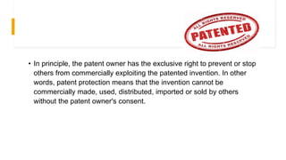 Intellectual property rights (IPR) | PPT