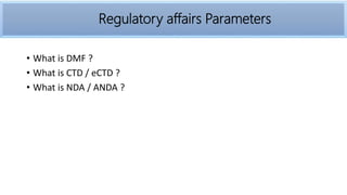 Intellectual property rights and Regulatory affairs | PPTX