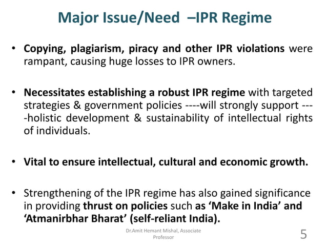 IPR and Education.pptx | Business | Business and Finance