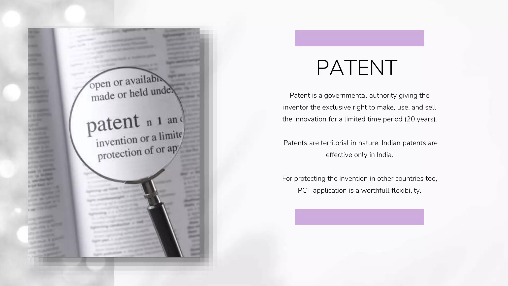 INTELLECTUAL PROPERTY RIGHTS (IPR) AND PATENT | PPTX