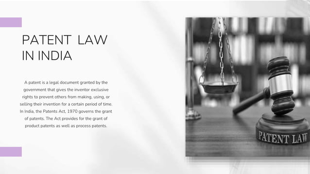 INTELLECTUAL PROPERTY RIGHTS (IPR) AND PATENT | PPTX