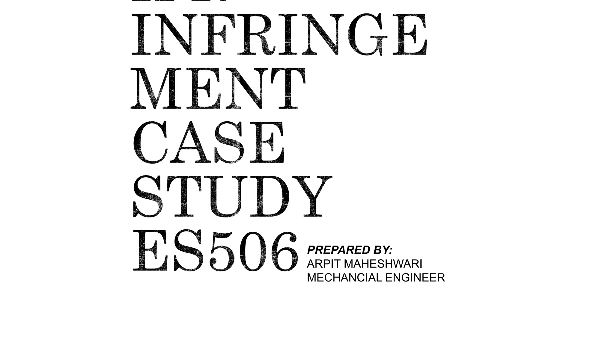 IPR CASE STUDY between COCA COLA vs BISLERI | PPTX