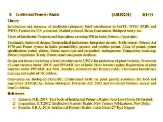 Intellectual Property Rights Notes for B.Sc. & M.Sc. Students | PDF