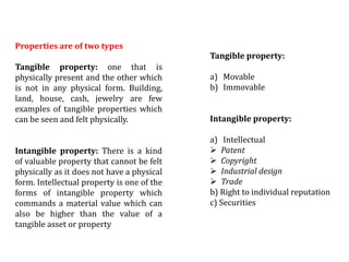 Intellectual Property Rights Notes for B.Sc. & M.Sc. Students | PDF