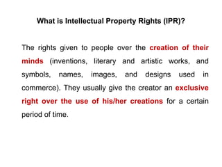 IPR & Copy Rights in e-Content Development.pptx