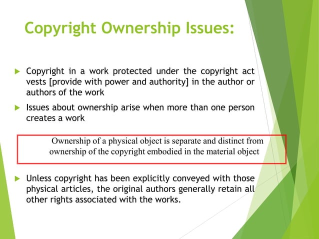 INTELLECTUAL PROPERTY RIGHTS TYPE Copyrights LAW.pptx