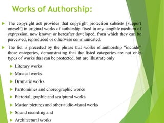 INTELLECTUAL PROPERTY RIGHTS TYPE Copyrights LAW.pptx