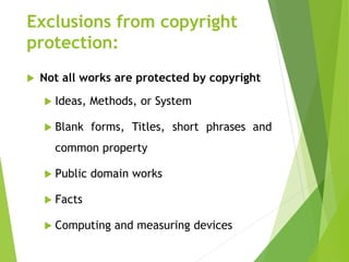 INTELLECTUAL PROPERTY RIGHTS TYPE Copyrights LAW.pptx
