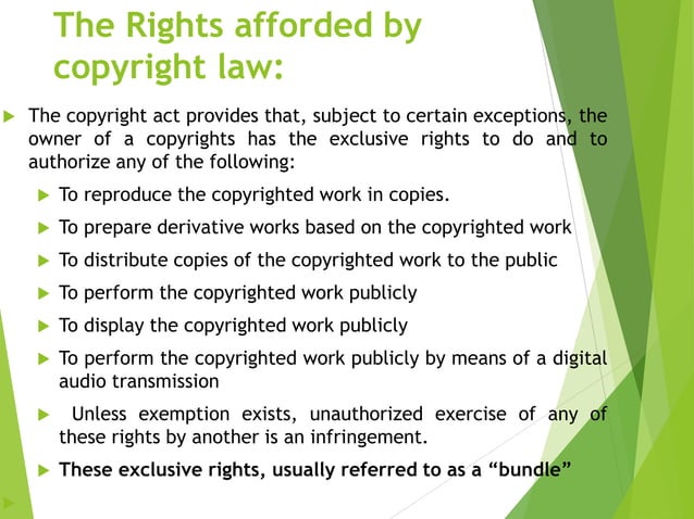 INTELLECTUAL PROPERTY RIGHTS TYPE Copyrights LAW.pptx