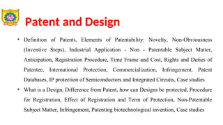Intellectual property rights and EDP Unit 2.ppt