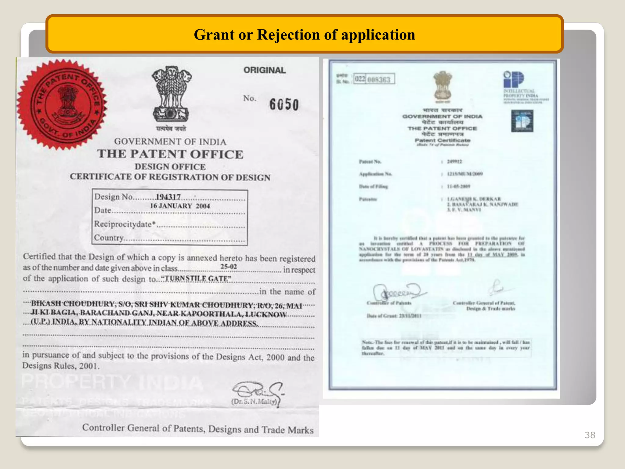OVERVIEW OF INTELLECTUAL PROPERTY RIGHTS (IPR) & PATENT FILING ...
