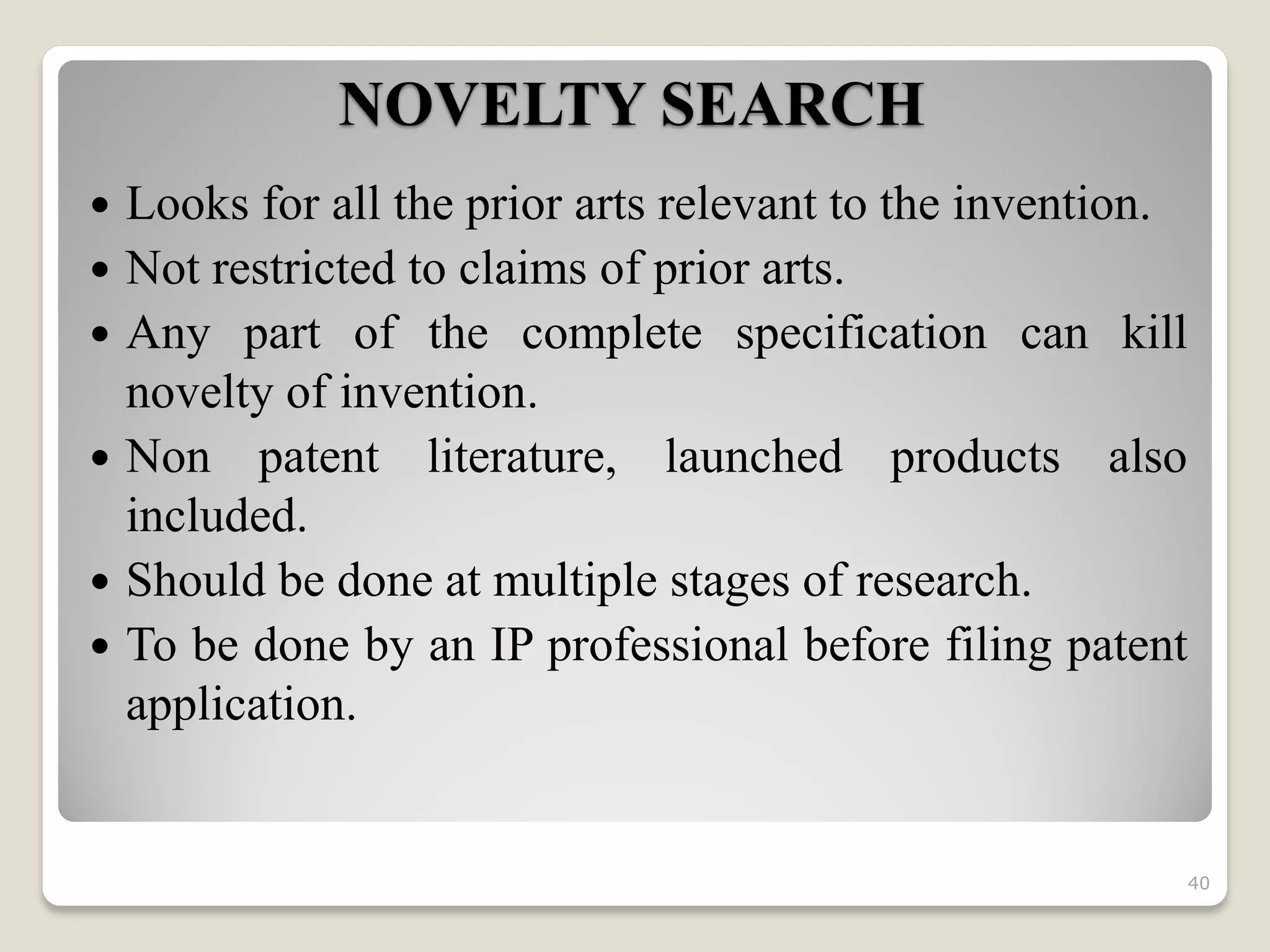 OVERVIEW OF INTELLECTUAL PROPERTY RIGHTS (IPR) & PATENT FILING ...