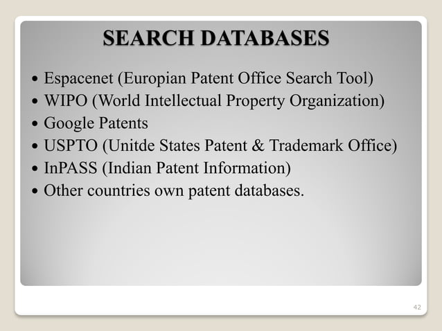 OVERVIEW OF INTELLECTUAL PROPERTY RIGHTS (IPR) & PATENT FILING ...