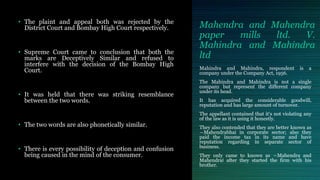 Deceptive similarity under trademark | PPTX