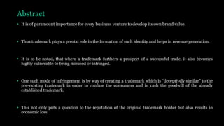 Deceptive similarity under trademark | PPTX