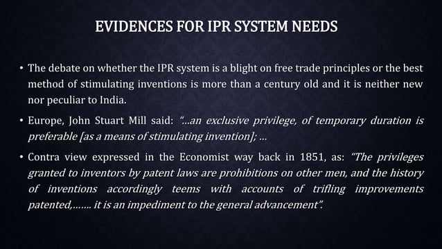 IPR history | PPTX