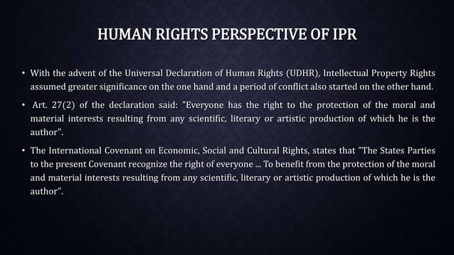 IPR history | PPTX