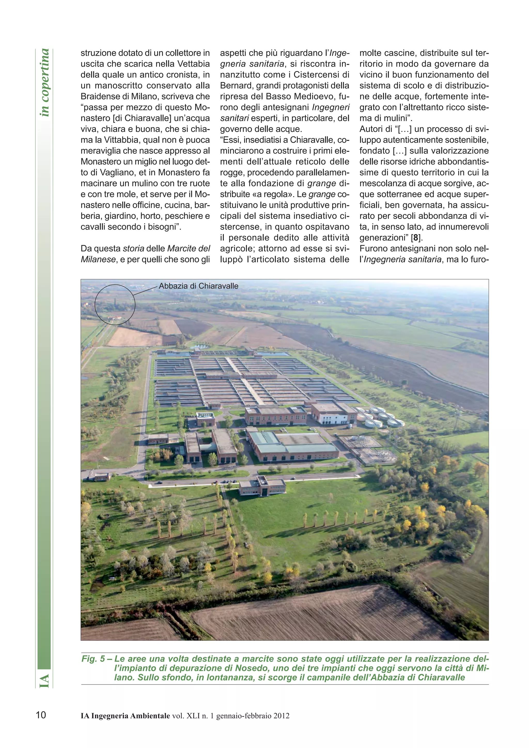 I primi ingegneri sanitari i monaci cistercensi | PDF