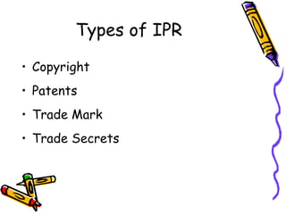 Introduction to Intellectual Property Rights | PDF