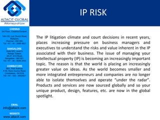Ip risk management | PPT