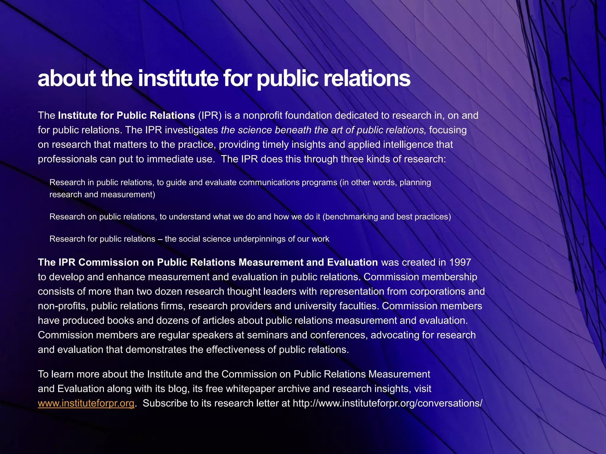 IPR Measurement Commission Judging Guidelines | PPT