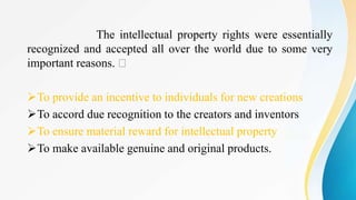 Intellectual Property Rights | PPTX