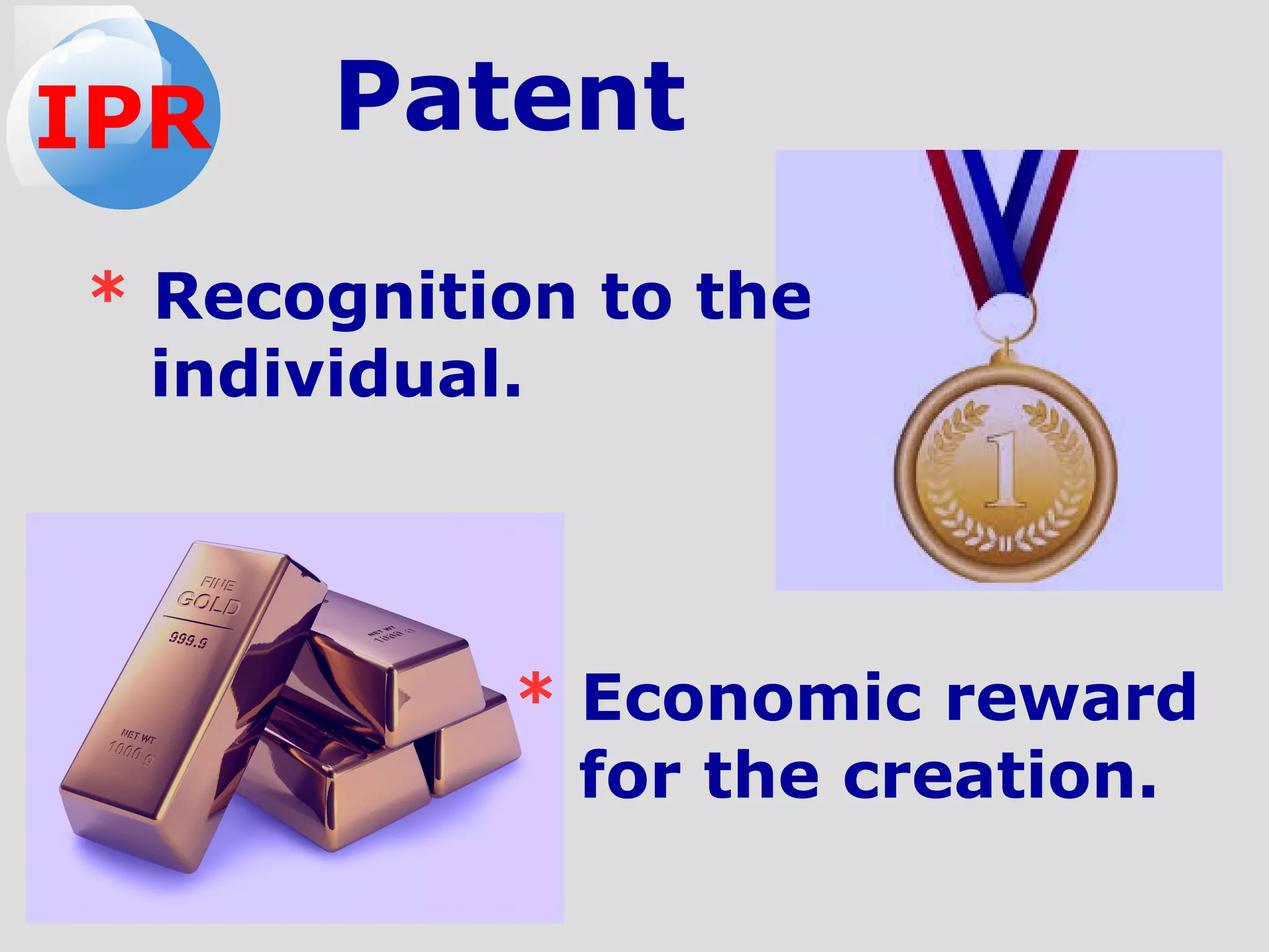 Intellectual property Right (IPR) - Patent | PPT