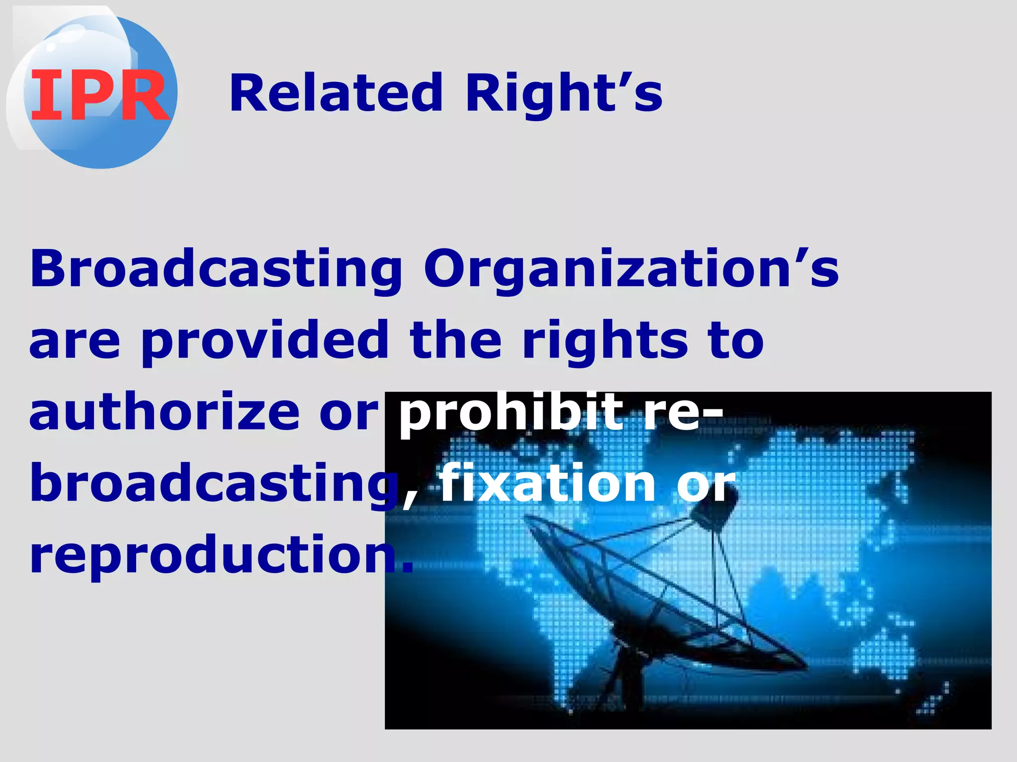 Intellectual Property Right (IPR) - Copyright and Related Rights | PDF